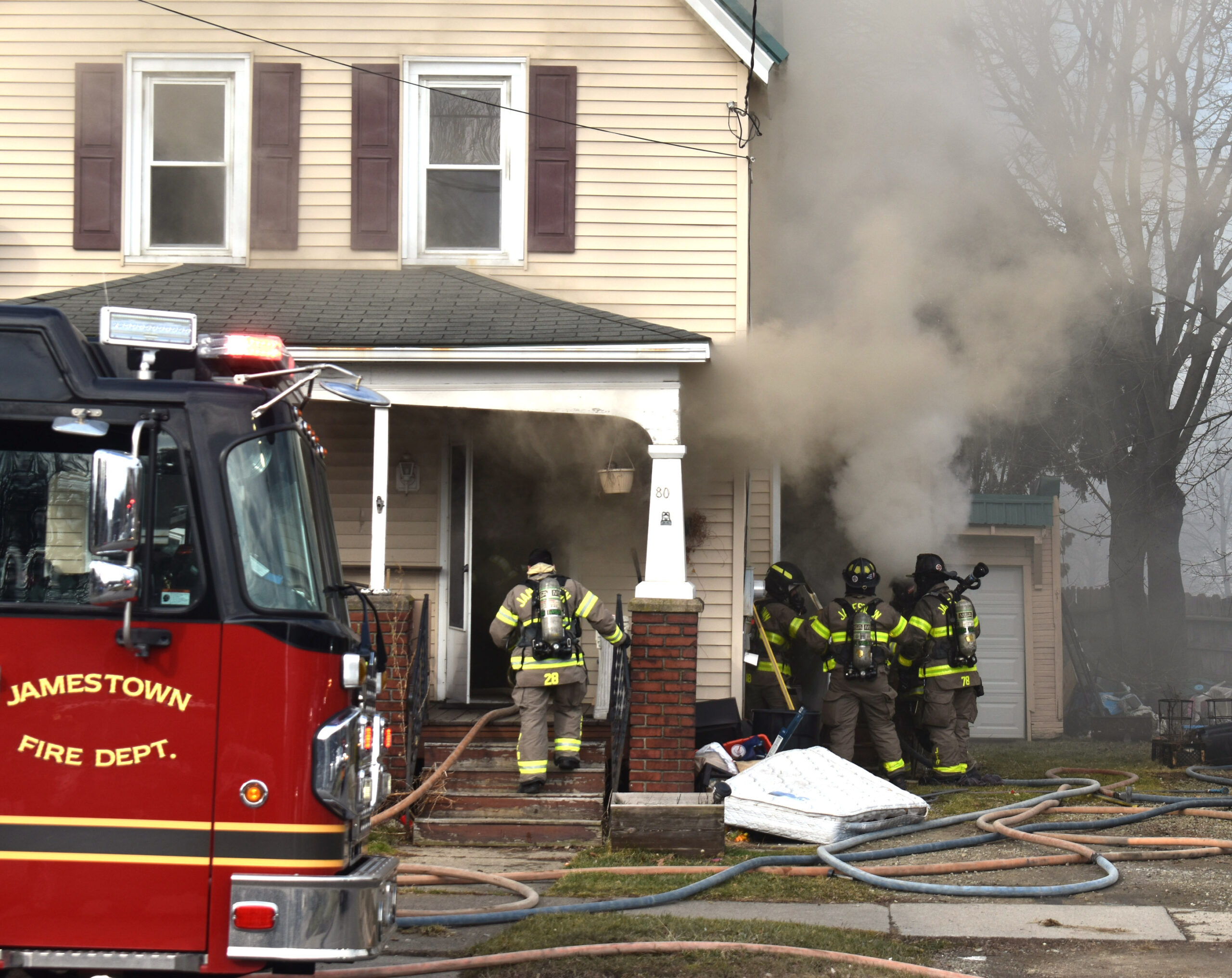 City Firefighters Battle Afternoon Blaze | News, Sports, Jobs - Post ...